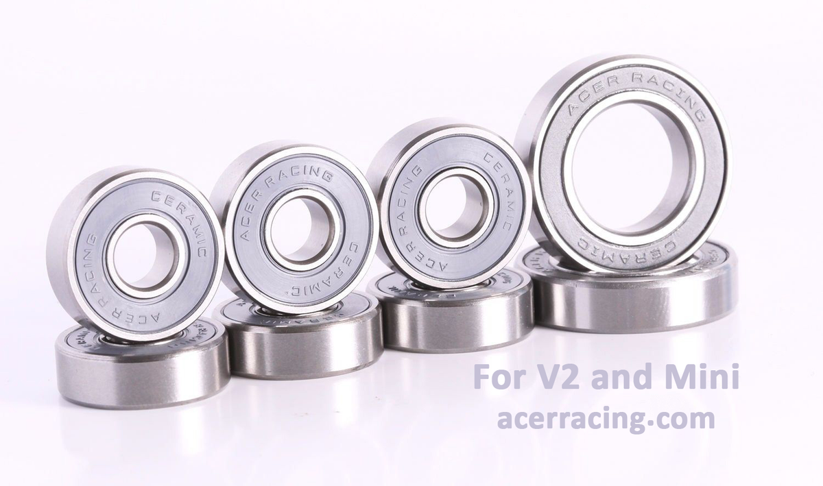 Skate bearings ceramic | 608 Bearing Kit – ACER Racing